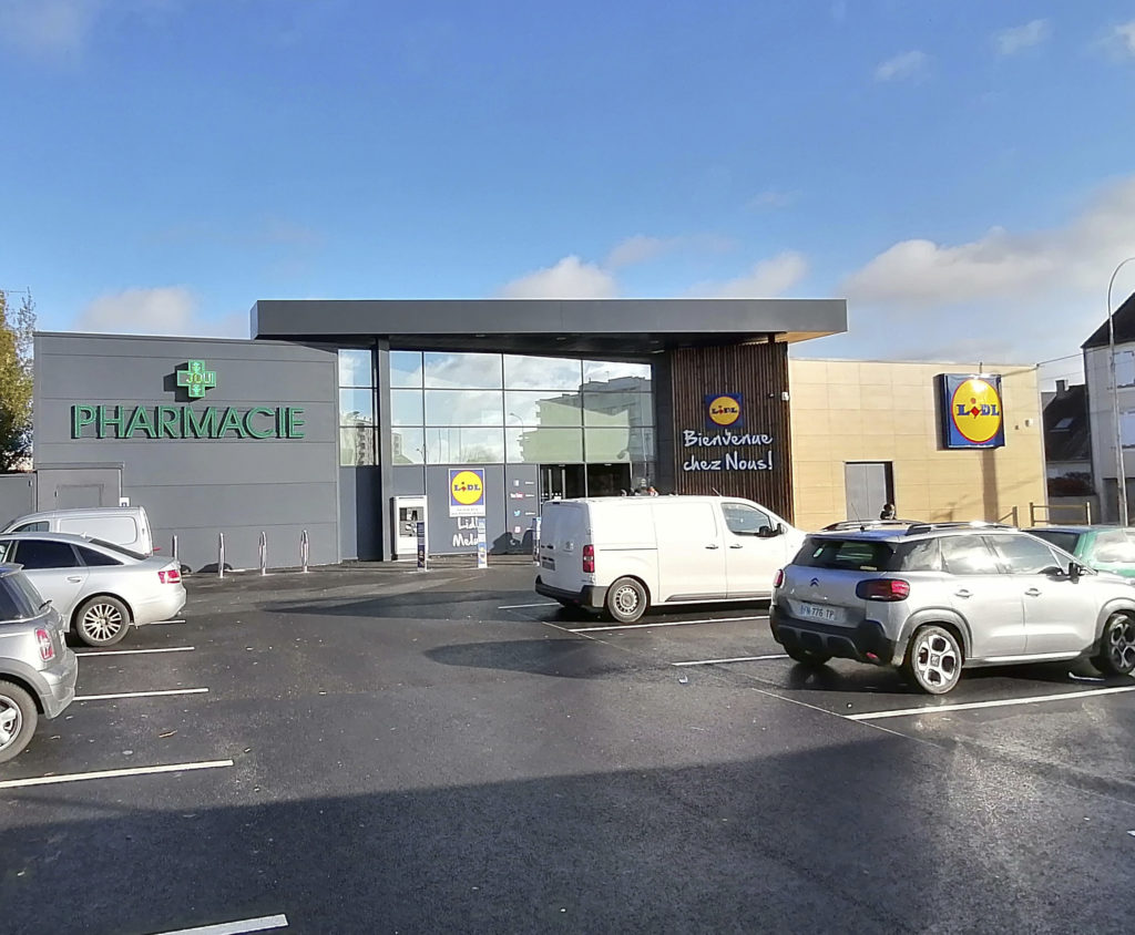 Chantier Lidl Melun - Groupe Metal